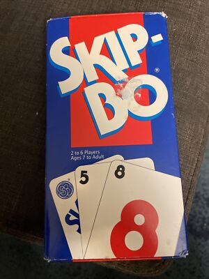 Vintage Skip-Bo Card Game For up To 6 Players z 993 Build Numerical ...