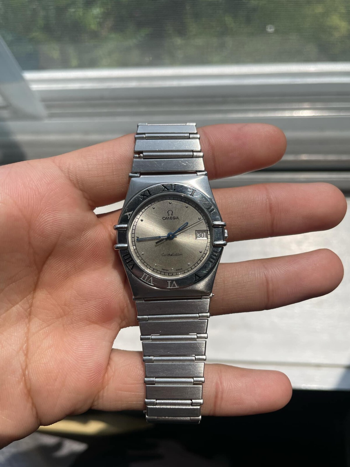 omega constellation vintage silver dial - Gem