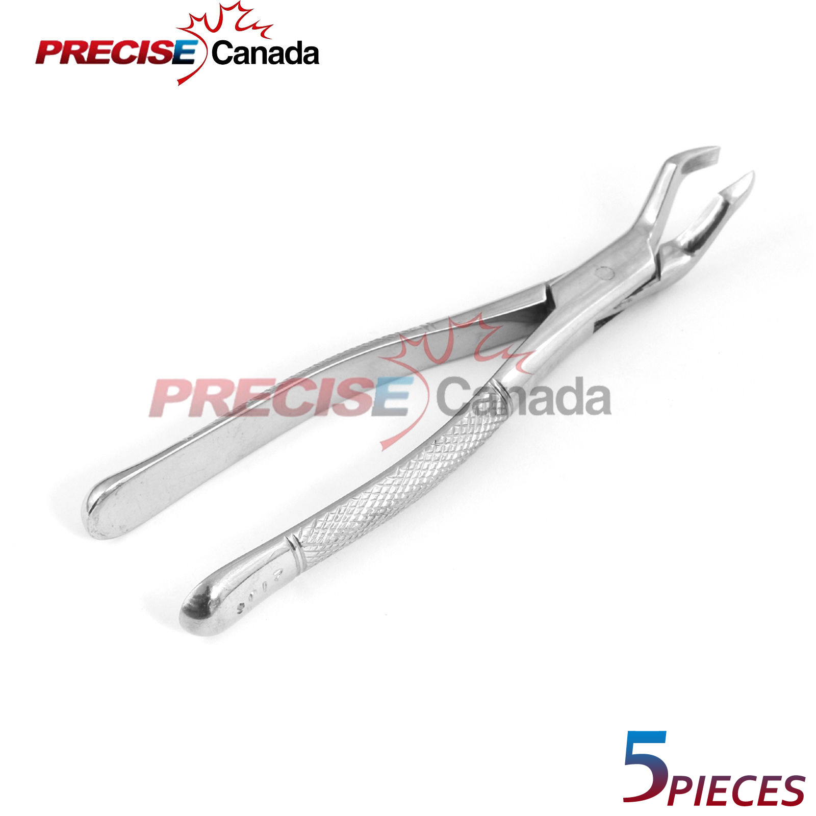 SET OF 5 EXTRACTING FORCEPS # 210S DENTAL SURGICAL INSTRUMENT ...