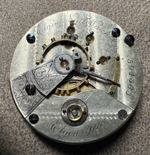 1879 ELGIN 18S 11J KW GRADE 78 POCKET WATCH MOVEMENT & DIAL | eBay