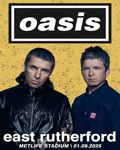 Concert Poster Duo On Yellow Background With Stadium Date 01.09.2025 | eBay