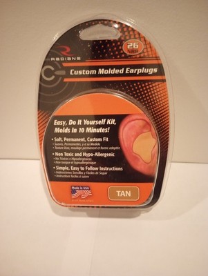 Radians Custom Molded Earplugs Do it Yourself Kit Tan Color | eBay