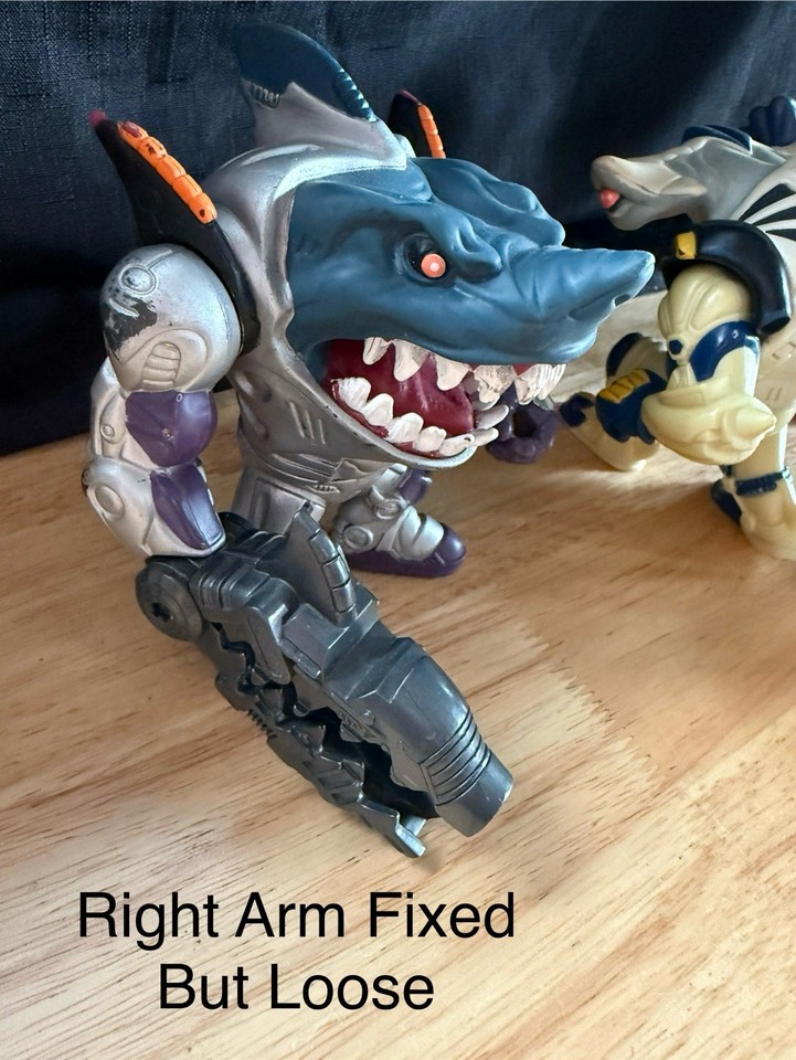 Street Sharks Action Figure Bundle X6 Vintage Streetwise Design Mattel ...