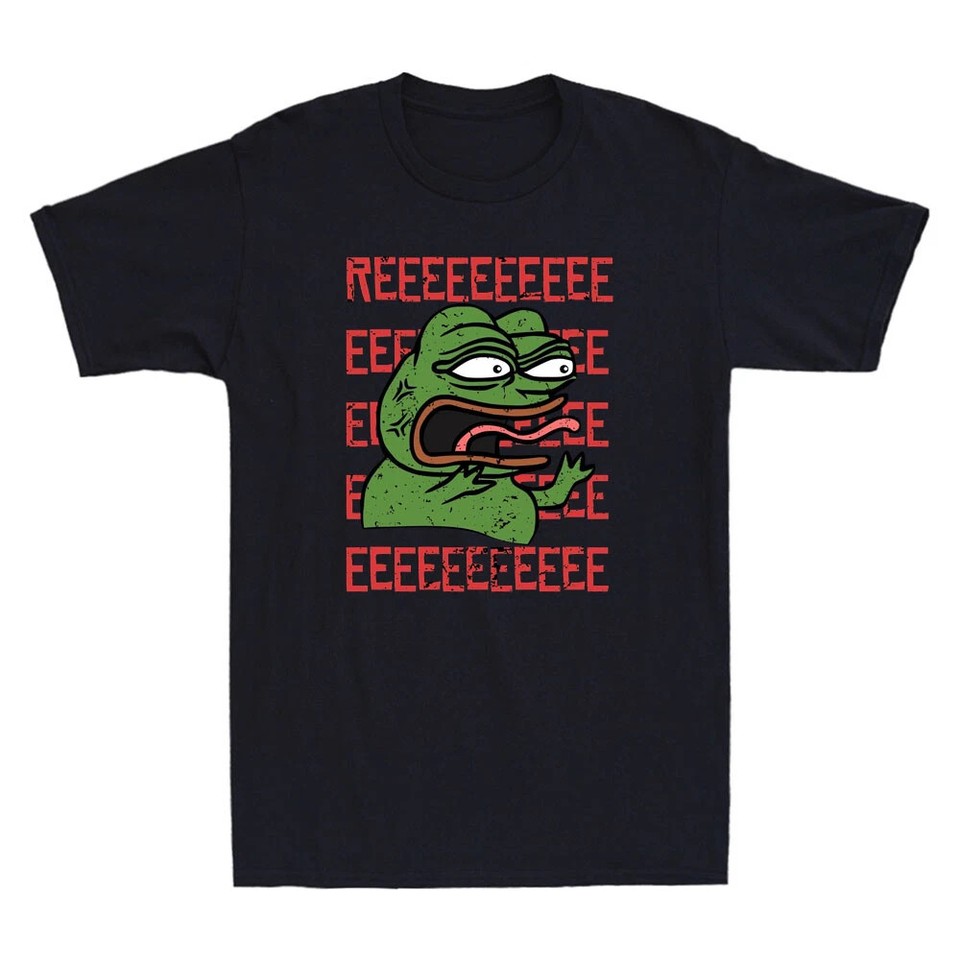 Pepe The Frog Reeee Dank Meme Funny Frog Lover Gift T-Shirt | eBay