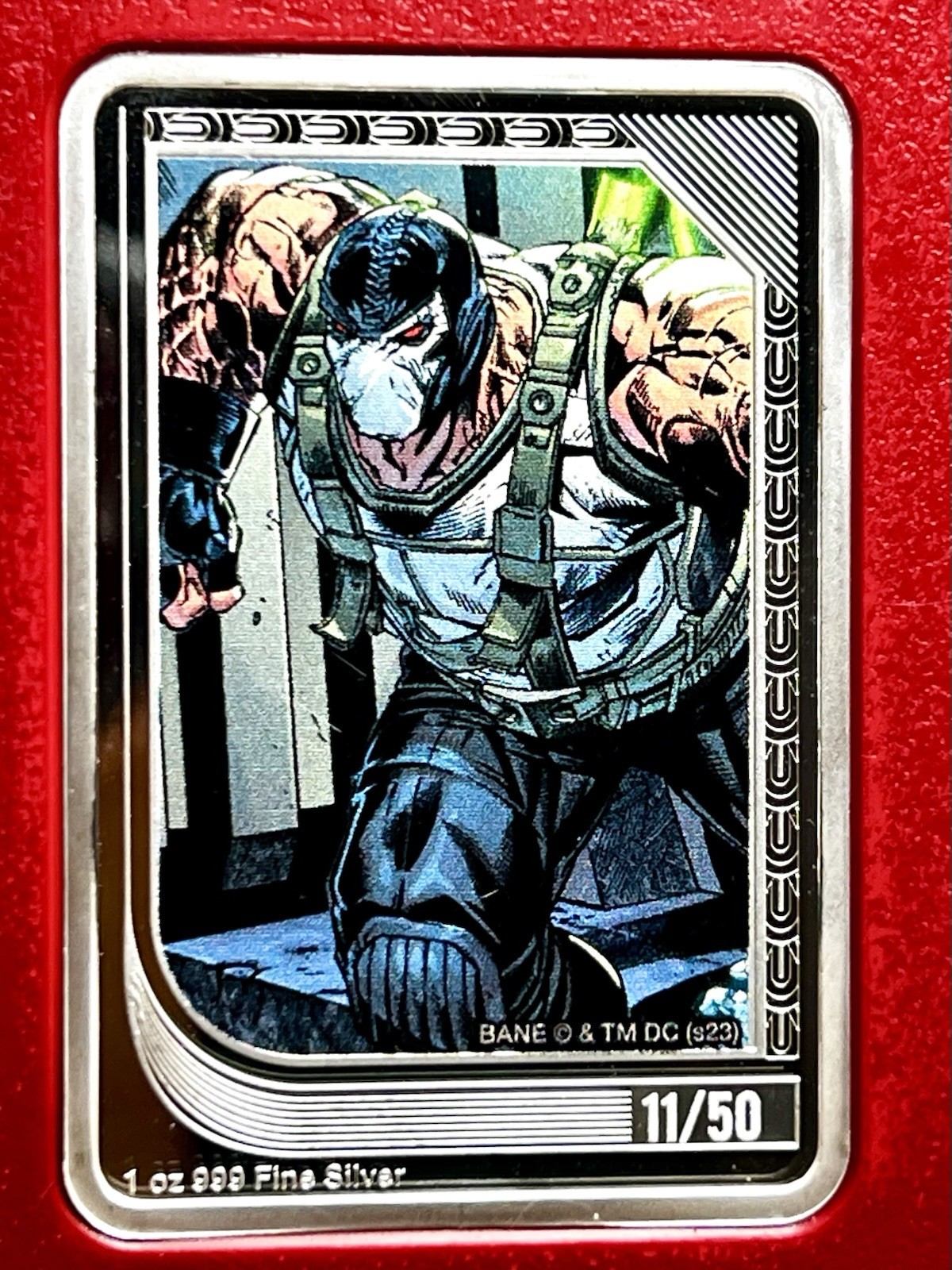 2023 Agoro Original DC COMICS Trading Coin BANE 1oz Silver LOW #11 ...