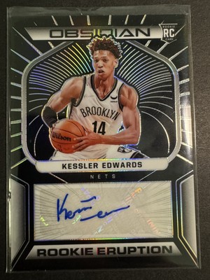 2021-22 Panini Obsidian Kessler Edwards Auto /149 Rookie Eruption ...