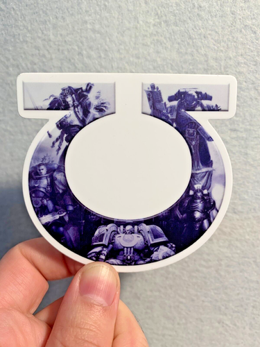 Warhammer 40K Ultramarines Chapter Icon Logo Die Cut Blue Vinyl Sticker ...