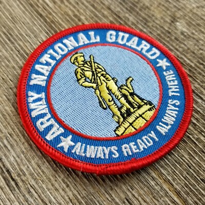 Army National Guard Patch - Always Ready Always There Souvenir Iron On ...