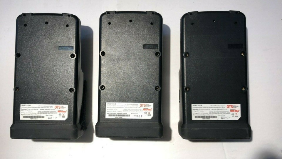 LOT 3 NEOCELL HMC55-H RECHARGEABLE BATTERY HOLSTER CHARGER MOTOROLA ...