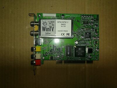 Dell Hauppauge PAL C599 PCI Card WINTV NTSC/ NTSC-J -26552 REV C268 | eBay