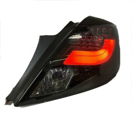 Back Rear Tail Lights Pair Set Clear Smoke Black For Vauxhall Corsa D 3 ...