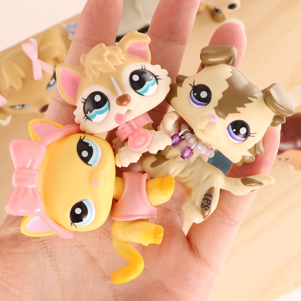 17 Lot Pet Shop LPS Dogs and Cats Collectable & Accessories Rare lps ...