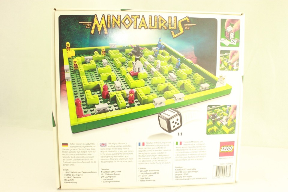 LEGO Minotaurus Buildable Board Game 3841 - Incomplete Condition ...