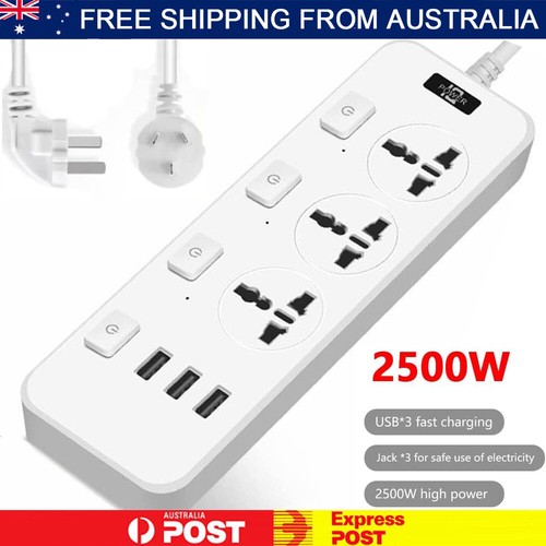 10A USB AU Plug Universal Socket Multi-outlet Power Strip Charger AC ...