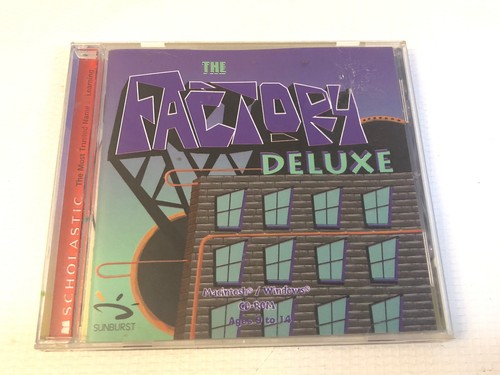 The Factory Deluxe Sunburst Educational PC Game CDROM Kids Learning ...