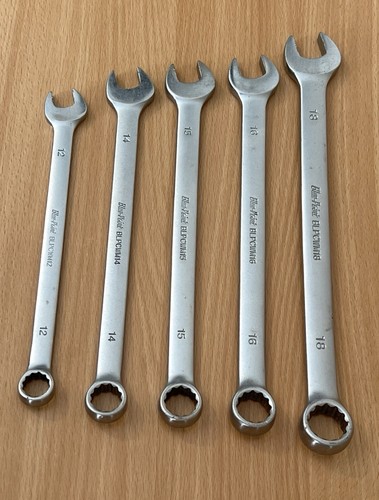 Blue Point Snap-On Snap On Combination Spanner’s BlPCWM18 18,16,15,14 ...