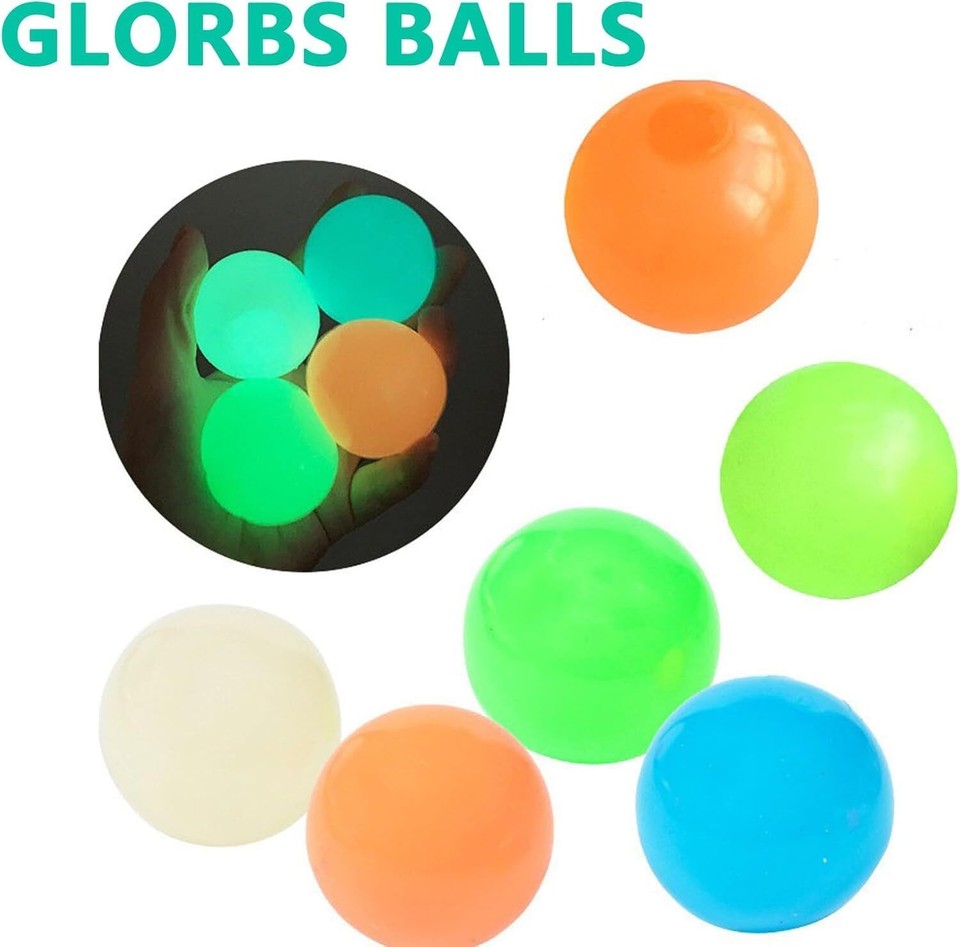 Glorbs Balls Ceiling Balls Bounce Back to You 2025 Glow in The Dark ...