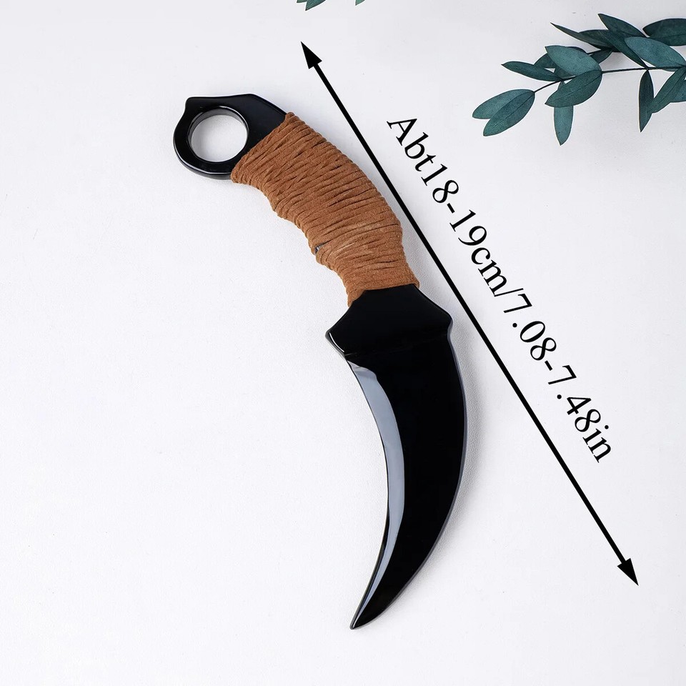 Natural Obsidian Crystal Knife Fixed Blade Black Knife Dagger Polished ...