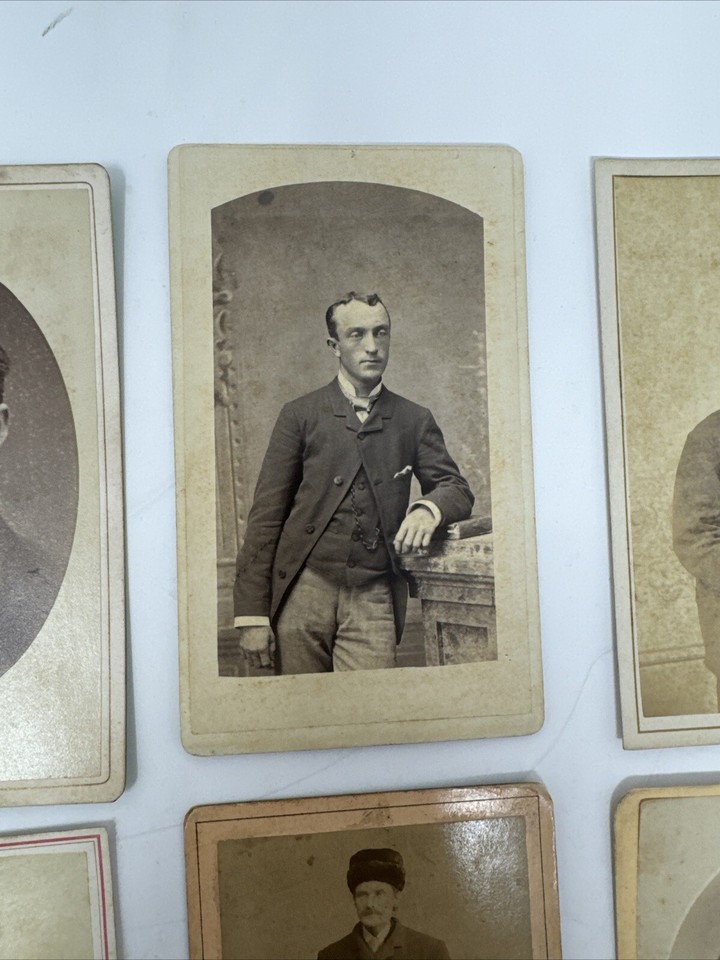 CDV Antique Photos Lot of 6 Distinguished Men Gentlemen | eBay