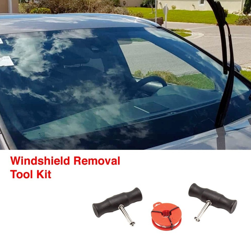 LAUCO Car Windshield Removal Tool Kit with Steel Wire, Universal Car ...