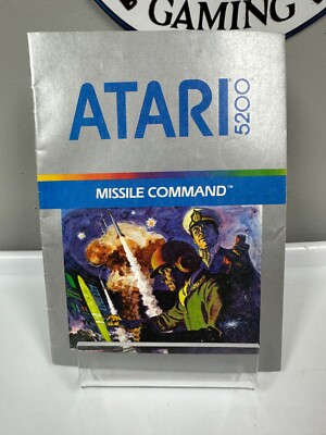 Missile Command Atari 5200 Video Game Instruction Booklet Manual Only ...