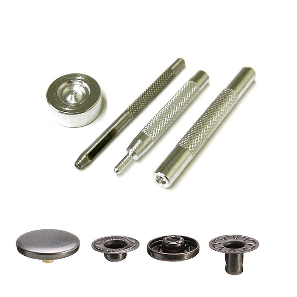 10mm 12mm 15mm Size Hand Tool Kit for Fixing S Spring Press Stud Snap ...