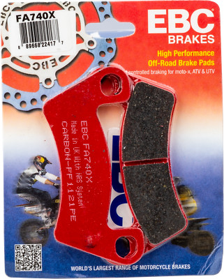 EBC 2019 Arctic Cat Wildcat XX 1000 EPS BRAKE PADS FA740X CARBON X ...
