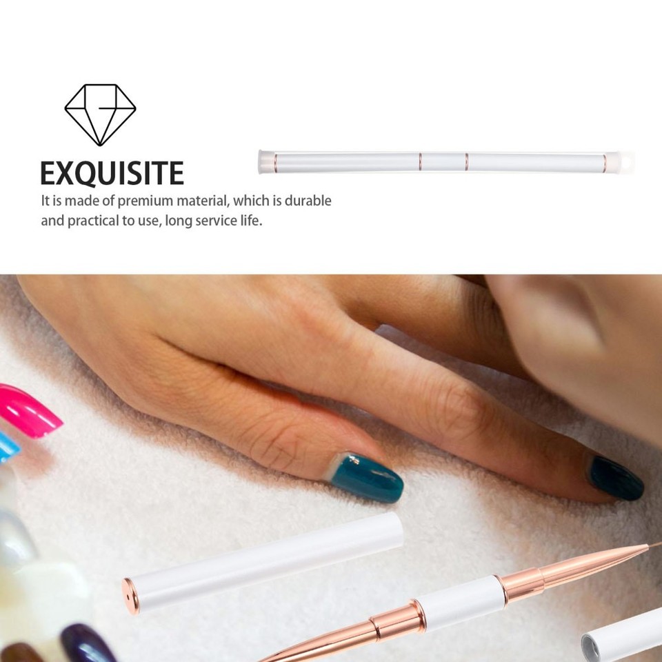 Double-headed Manicure Pen Fine Liner Nail Art Brush Gel Brushes for ...