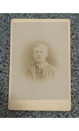 1890s Boy Cabinet Card Photograph Formal Attire Victorian Era Childhood ...