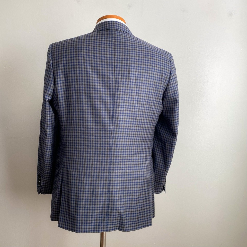 Ted Baker Endurance Jay Wool Men's Blazer Sports Coat Jacket Blue Gray ...