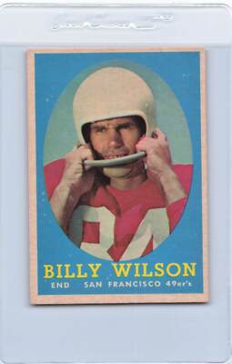 1958 Topps #95 Billy Wilson 49ers EX/MT *DA8393 | eBay