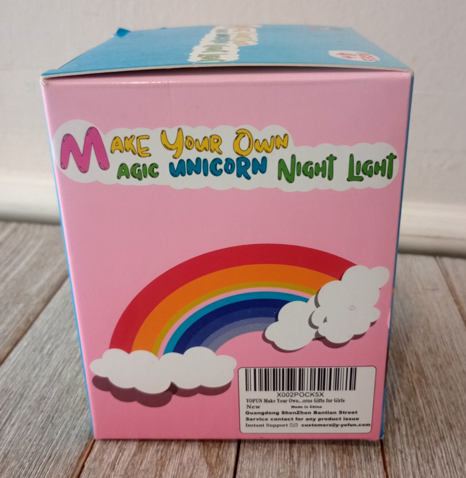 YOFUN Make Your Own Unicorn Night Light - Unicorn Craft Kit for Kids 4 ...