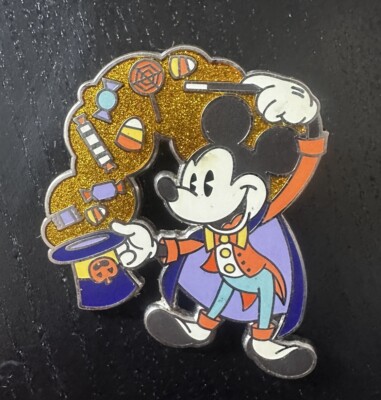 Disney Halloween 2020 Mickey Mouse Magic Pin Magician Mickey Hat Pin | eBay