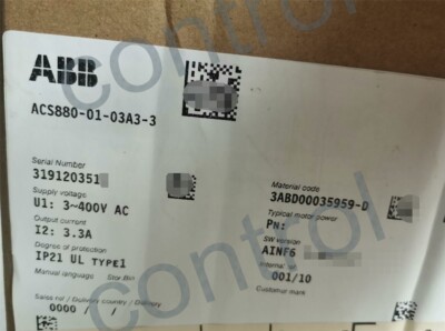 ACS880-01-03A3-3 frequency converter ACS880-01-03A3-3 ACS880-01-03A3-3 ...