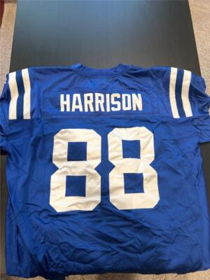 Marvin Harrison Jersey Men's Sz 56 Reebok NFL Authentic Colts #88 Blue ...