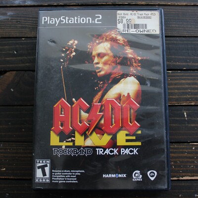 AC/DC Live Rock Band Track Pack (PS2 Playstation 2) W/ Manual Tested | eBay