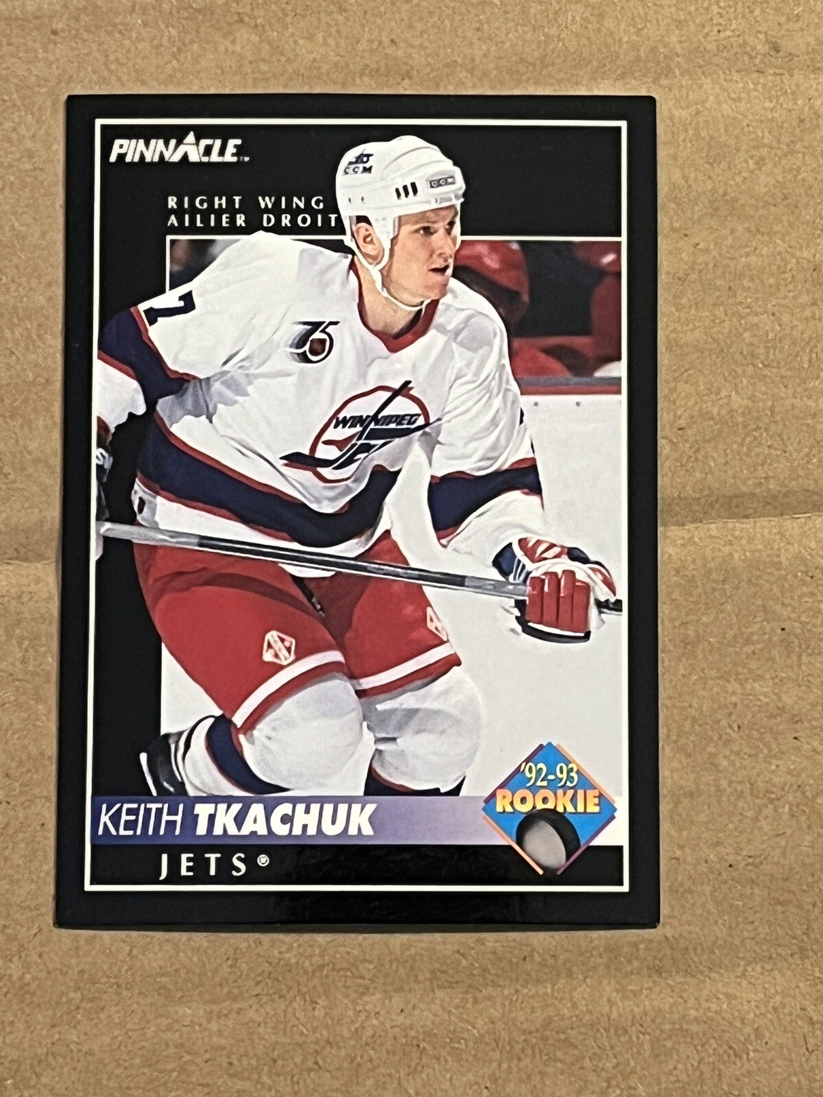 1992-93 PINNACLE - KEITH TKACHUK JETS ROOKIE #222 | eBay