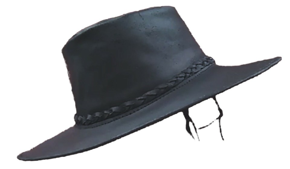 MOUNTAIN MAN RONDEZVOUS JEREMIAH JOHNSON HAT TRAPPER HUNTER LEATHER ...