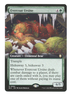 Evercoat Ursine Extended Art - Bloomburrow MTG (BLB) - R - Regular | eBay
