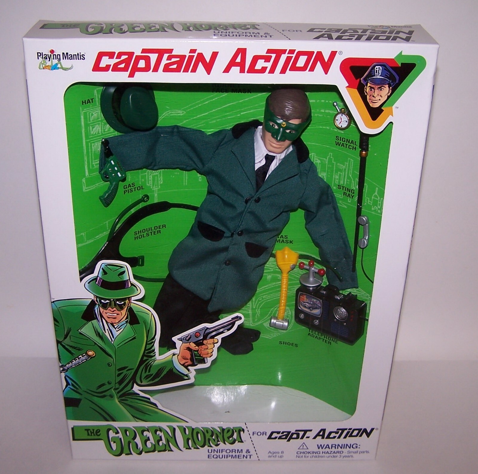 Captain Action the Green Hornet Uniform & Equipment Outfit Only Playing ...