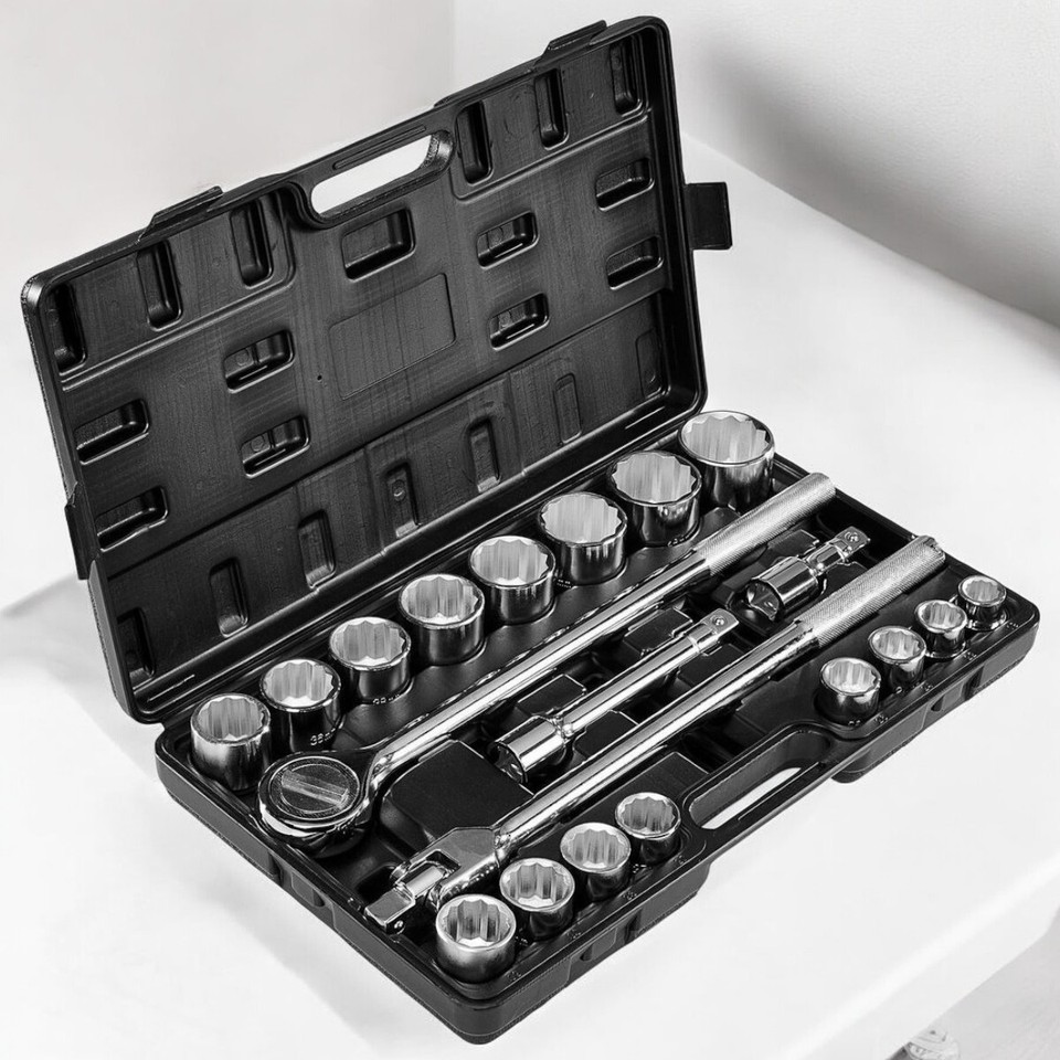 3/4" Drive Metric Jumbo Socket Set Heavy Duty With Case 20-Piece | eBay