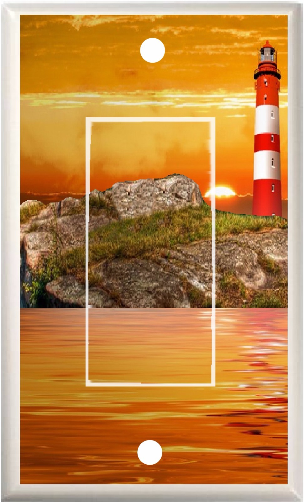 LIGHTHOUSE OCEAN SUNSET 5 LIGHT SWITCH COVER PLATE YOU PICK SIZE | eBay