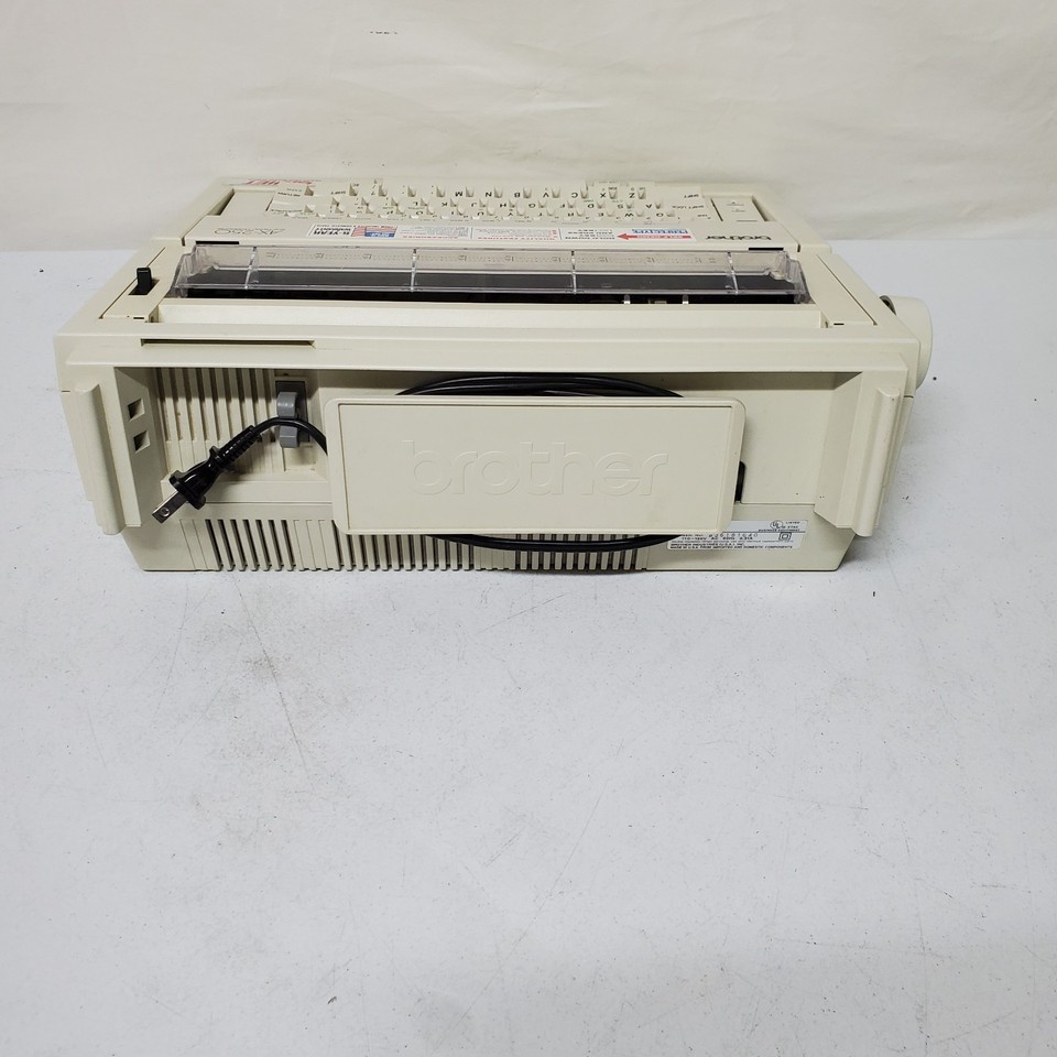 Brother AX-250 Electronic Typewriter Tested Working Missing Input Piece ...
