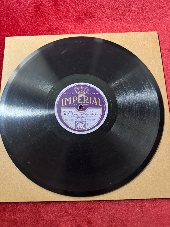 78Rpm, Hot Dance, Eddie Lloyd & His Singing Boys 'Painting The Clouds ...