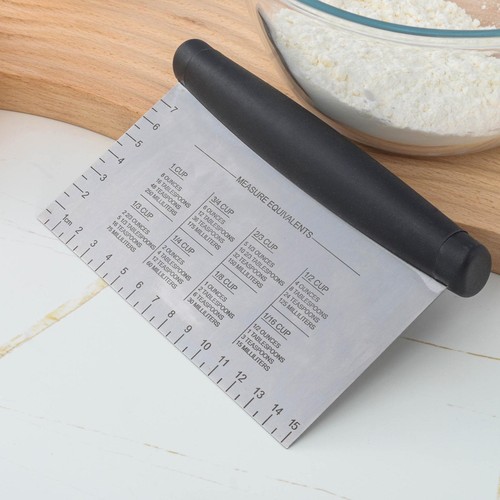 Bench Scraper Kitchen Square Kitchen Scraper Bread Dough Cutter With ...