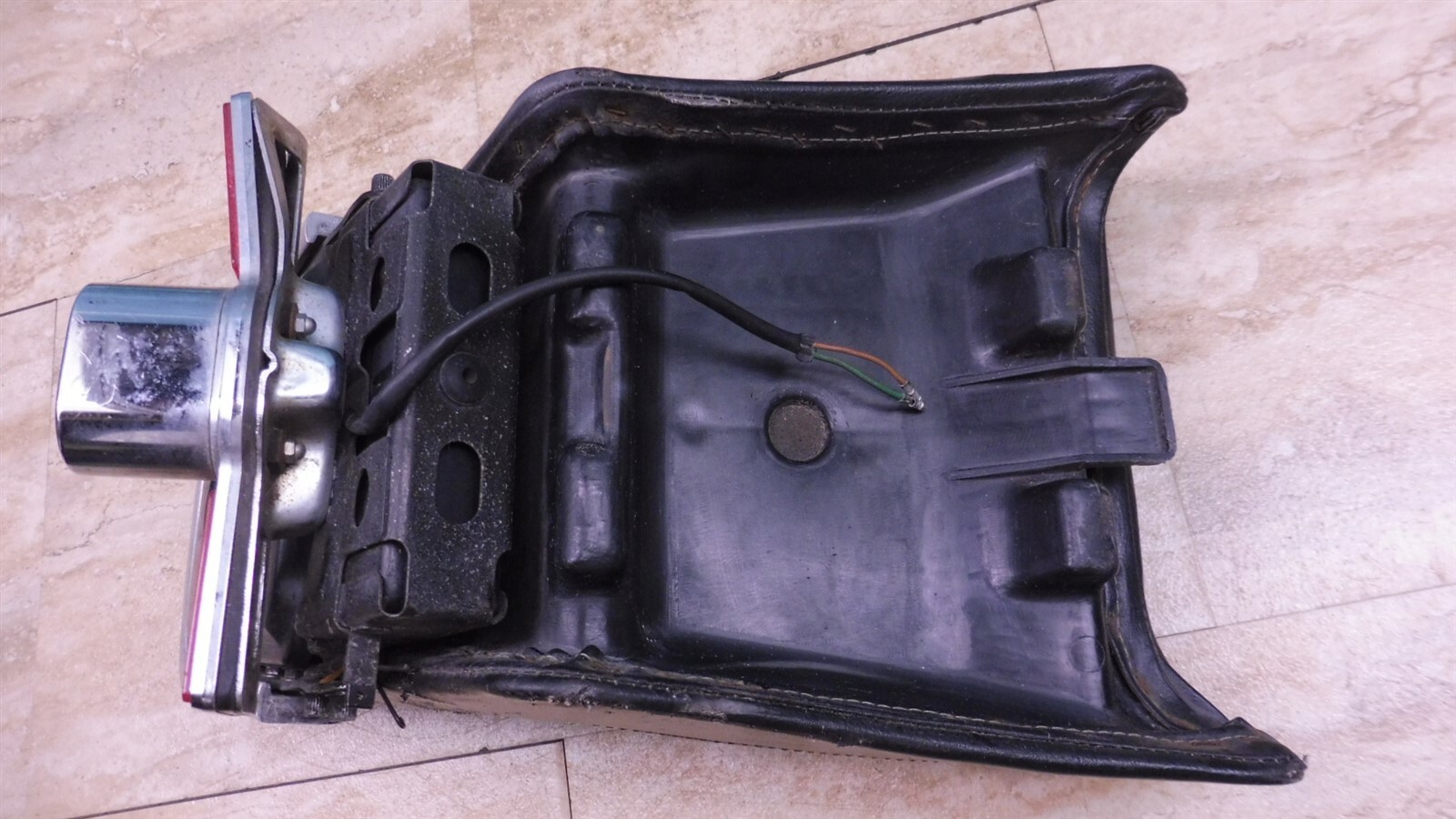 1980's Honda VT700/750C Shadow Rear Passenger Seat Sissy baBackrest ...