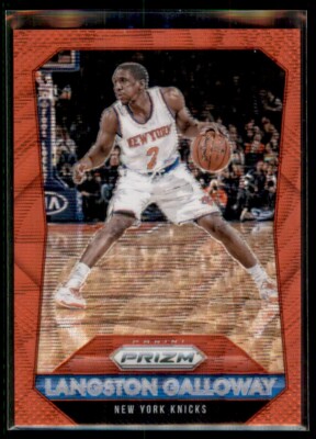 2015-16 Prizm RUBY WAVE Langston Galloway New York Knicks #66 304/350 ...