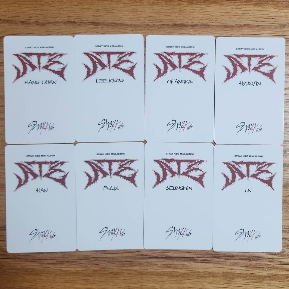 OT8 Official Photocards Set Stray Kids ATE Platform Version Nemo ...