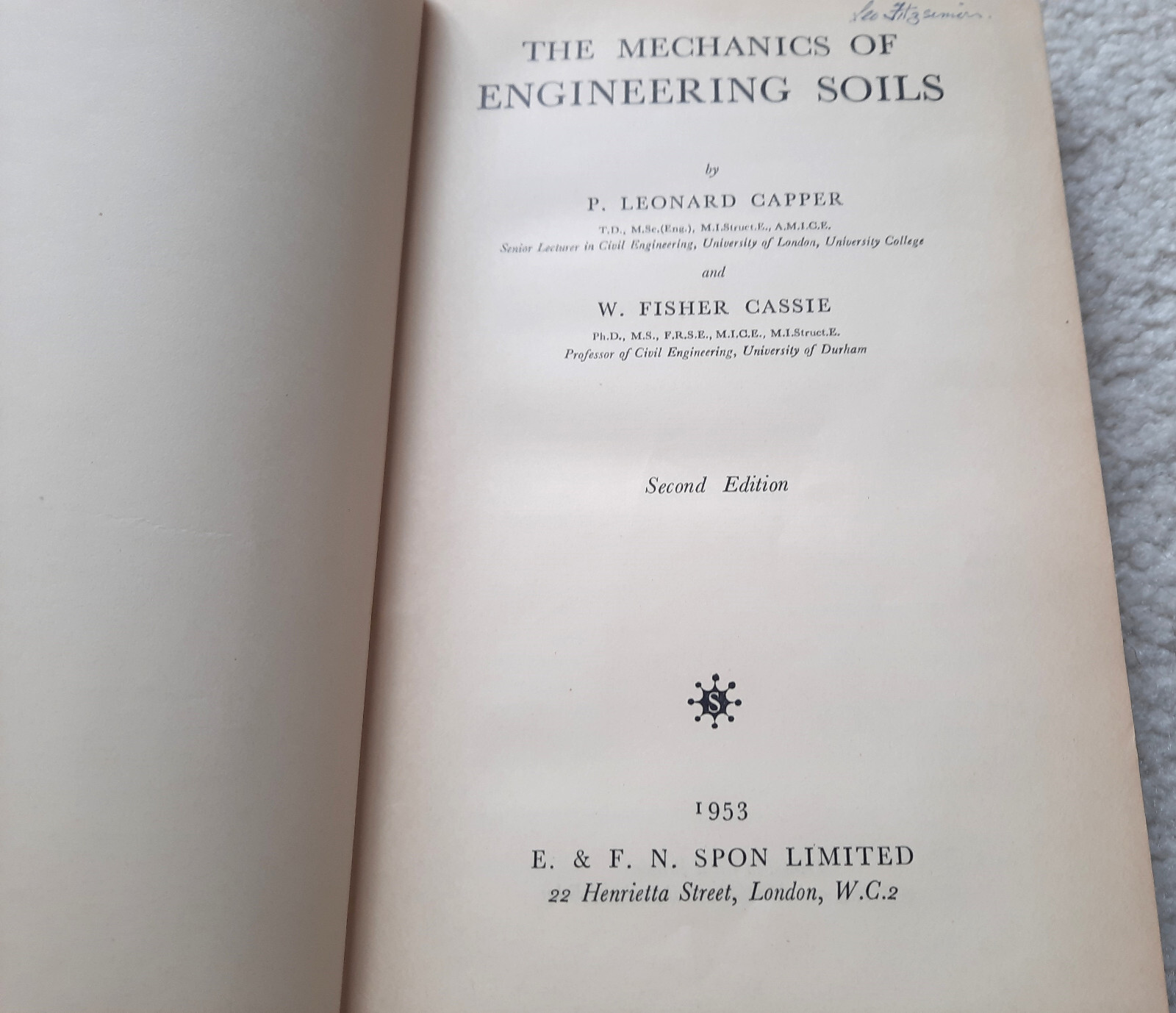 Soil Mechanics in Engineering Practice by Ralph B. Peck and Karl ...