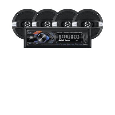 Dual Electronics XDM17SPK4 Car Audio Bundle | eBay